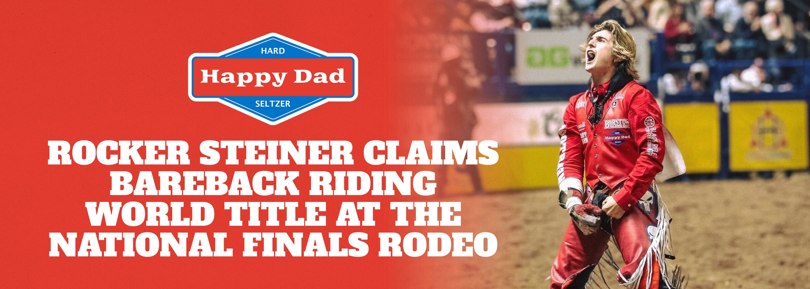 Rocker Steiner Claims Bareback Riding World Title at the National Fina