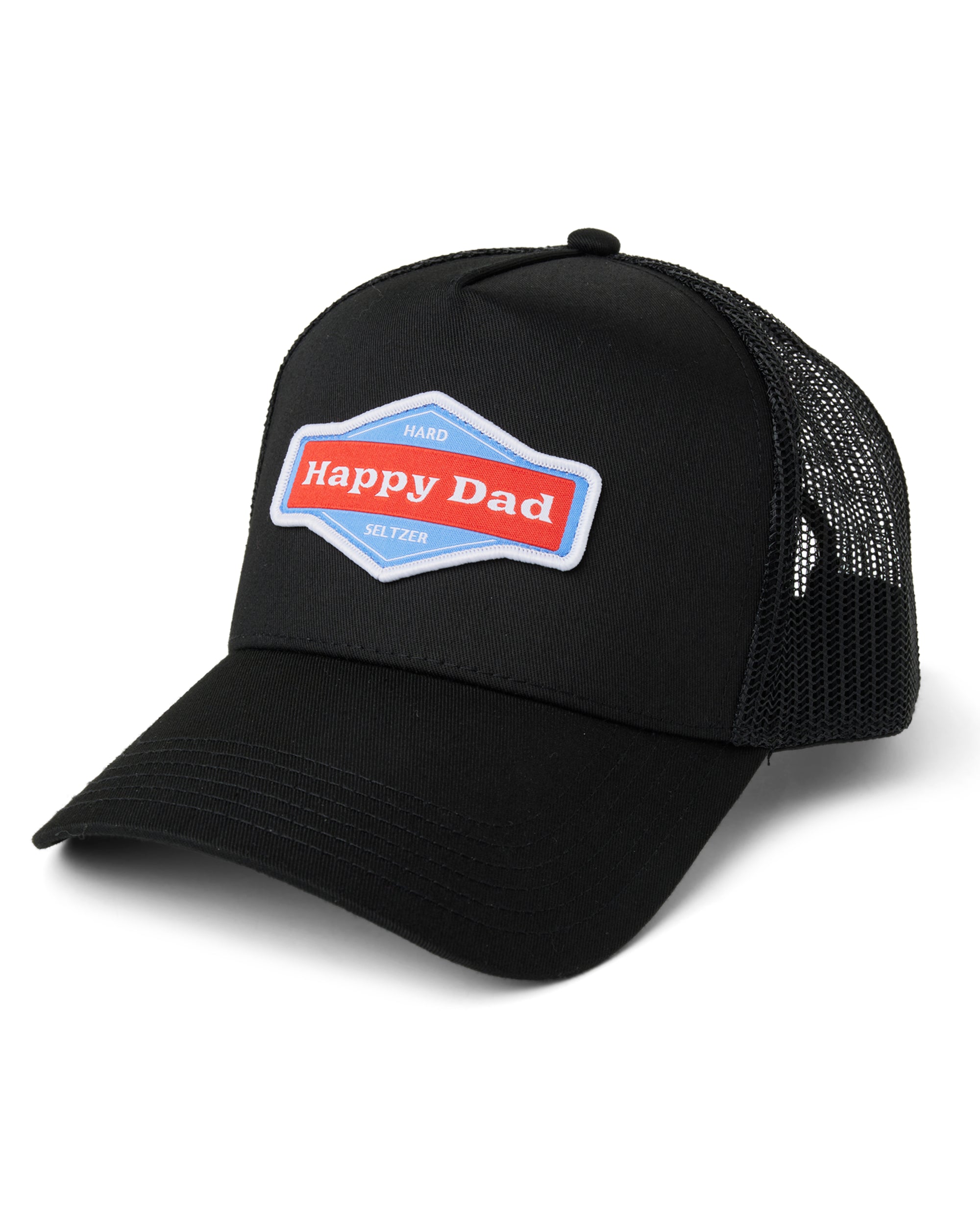 Happy Dad Trucker Hat (Black)