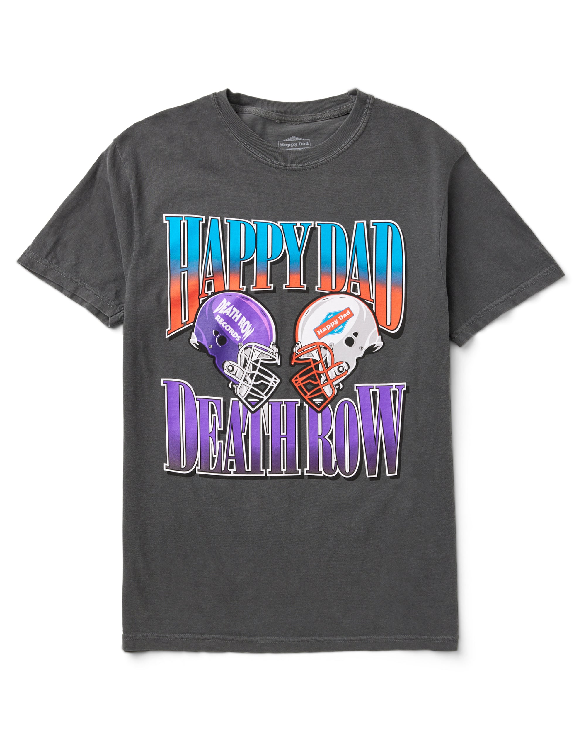 Happy Dad x Death Row Vintage Football Tee (Grey)