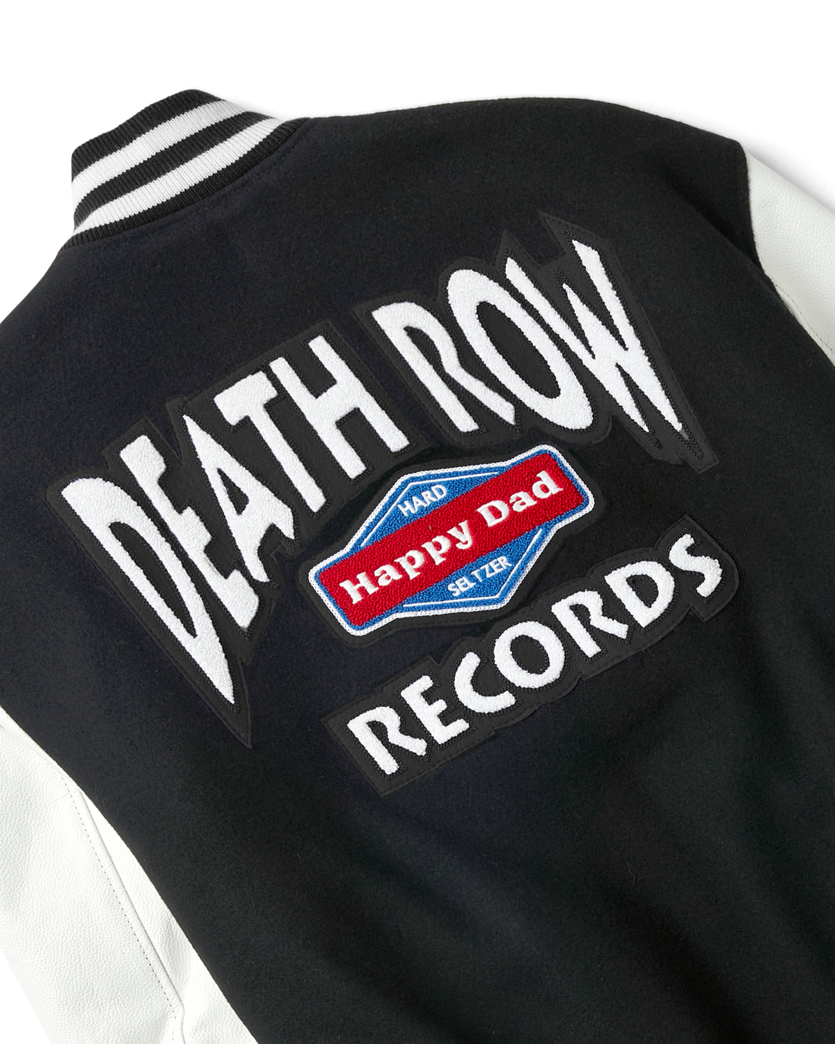 Happy Dad x Death Row Varsity Jacket (Black)