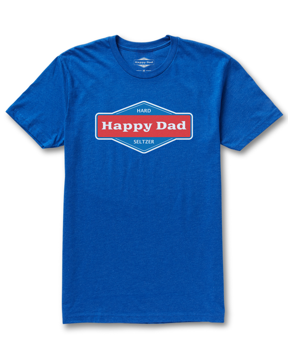 Happy Dad Front Logo Tee (Royal)