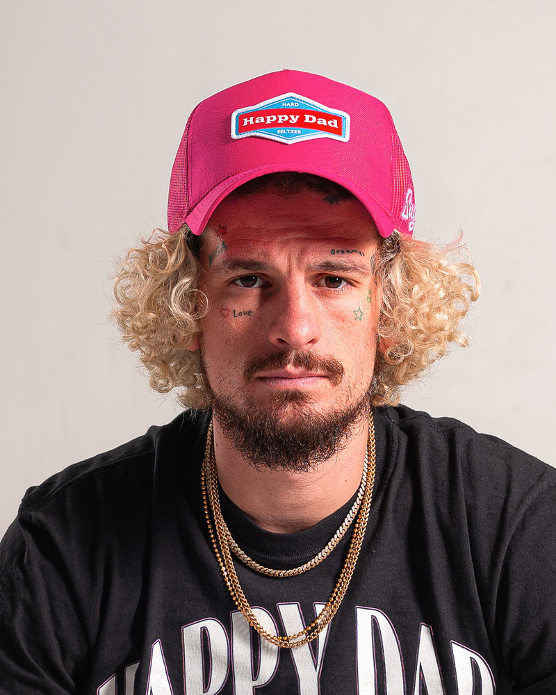 Happy Dad x Suga Sean Trucker Hat (Pink)